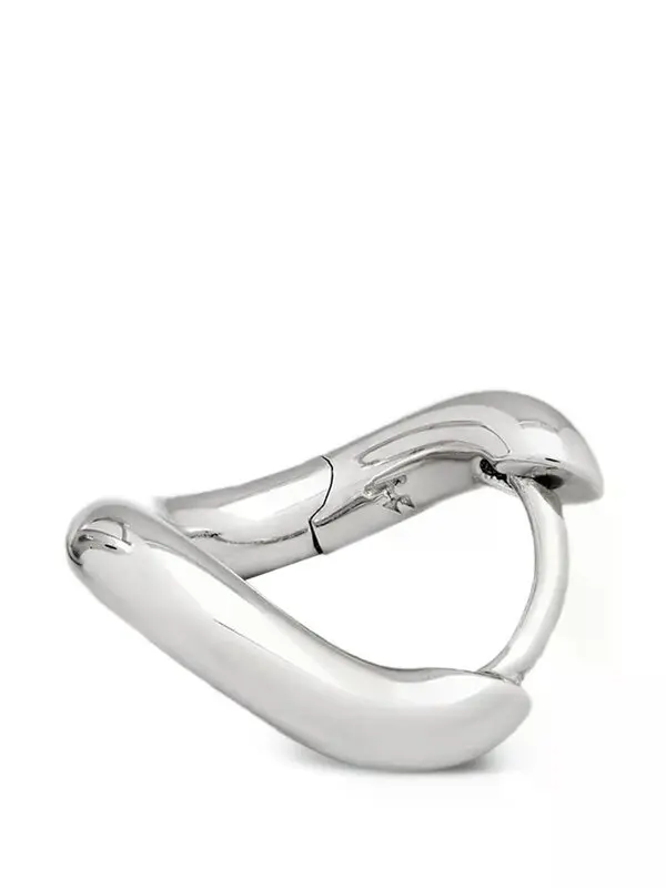 Tom Wood River Huggie Hoop Earrings