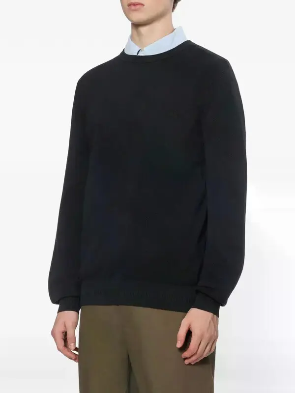 Fred Perry Embroidered-logo Crew-neck Sweater