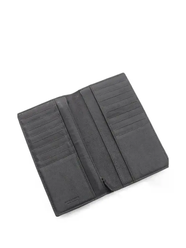 Bottega Veneta 2000s Intrecciato Bi-fold Long Wallet