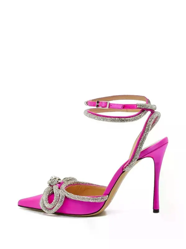 Mach & Mach Double Bow Heeled Pumps