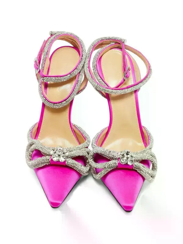 Mach & Mach Double Bow Heeled Pumps