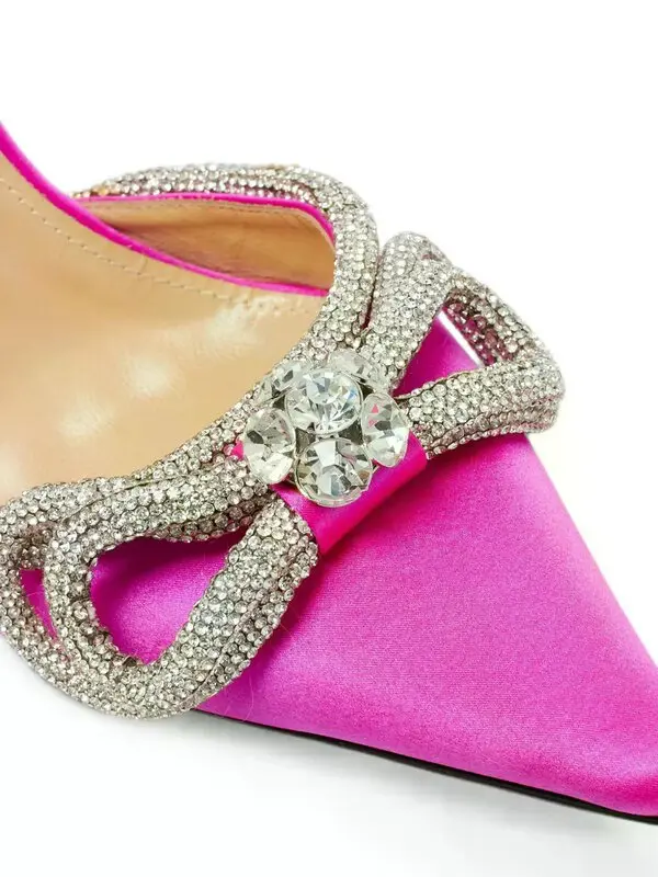 Mach & Mach Double Bow Heeled Pumps