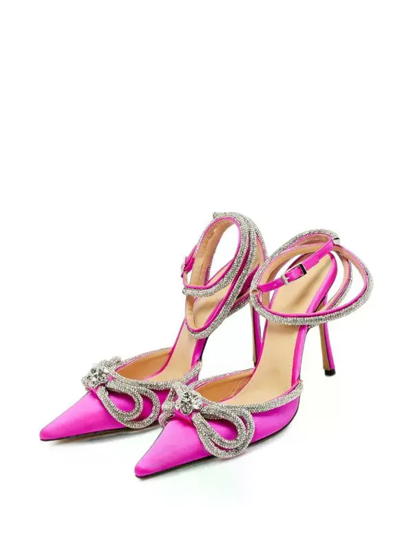 Mach & Mach Double Bow Heeled Pumps
