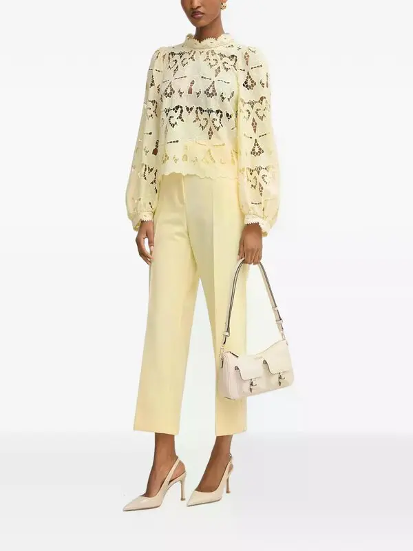 MORGAN Guipure-lace Blouse