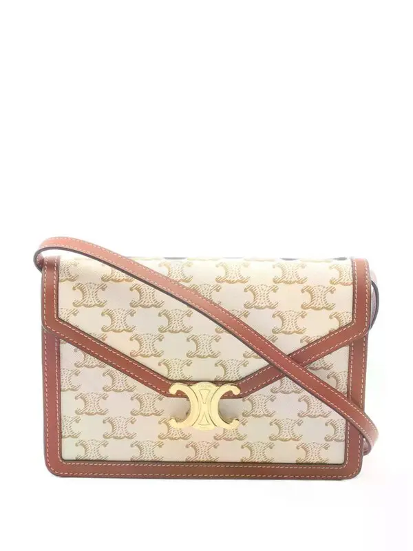 Celine Triomphe Cross Body Bag - Neutrals