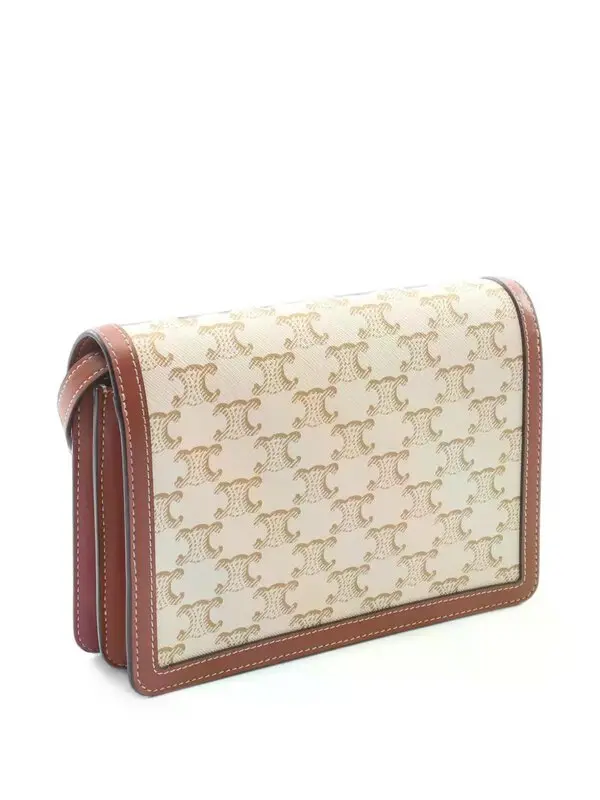 Celine Triomphe Cross Body Bag - Neutrals