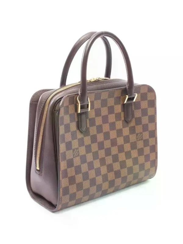 LOUIS VUITTON Damier Ébène Triana Handbag