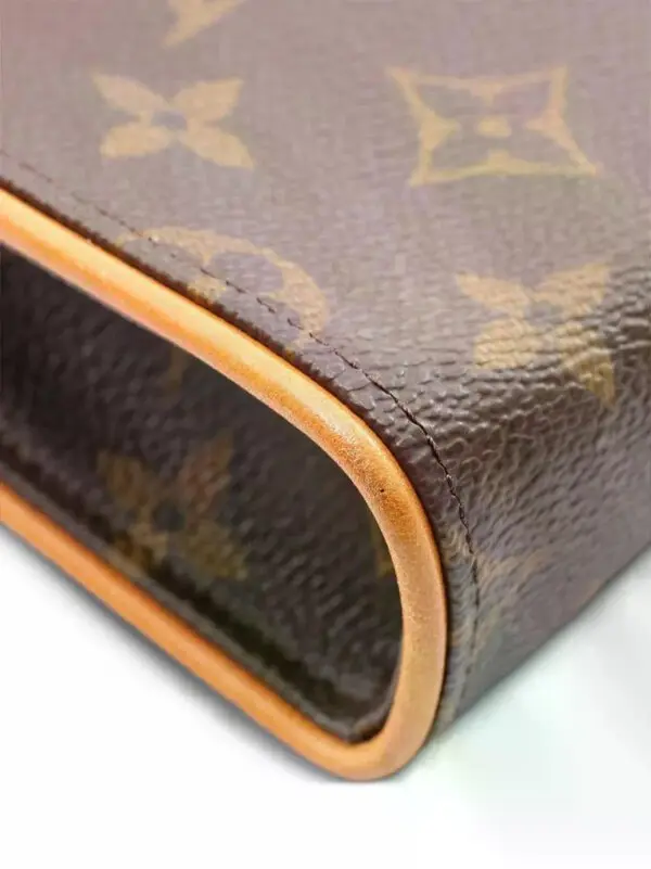 LOUIS VUITTON 2002 Florentine Monogram Belt Bag - Brown
