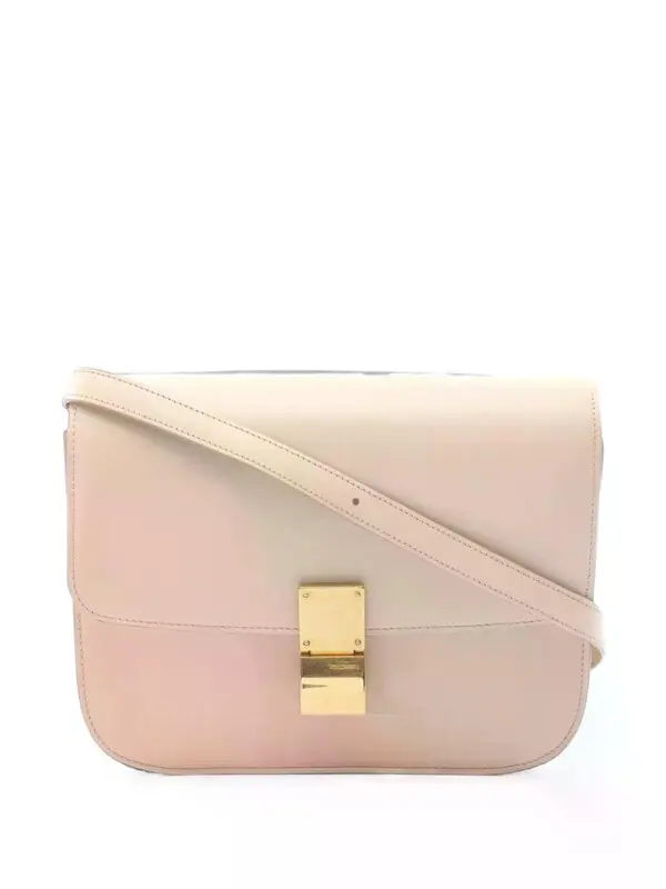 Celine 2010s Medium Classic Box Shoulder Bag - Neutrals