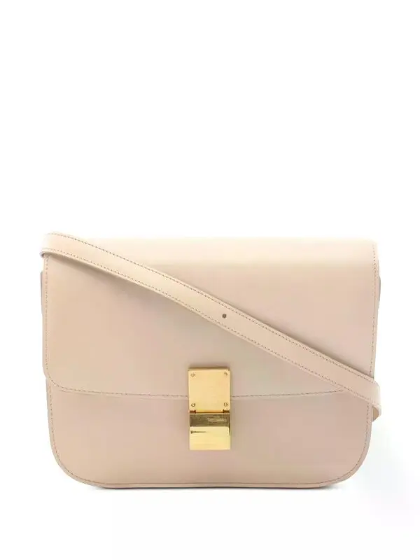 Celine 2010s Medium Classic Box Shoulder Bag - Neutrals