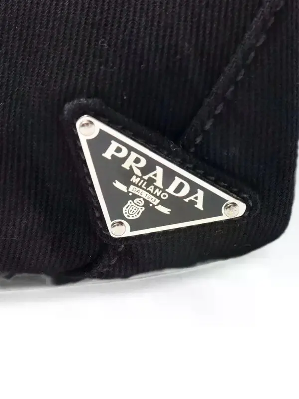 Prada 2010s Canapa Logo-embossed Tote Bag