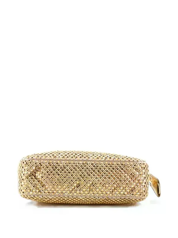 Prada Re-edition 2000 Crystal Embellished Satin Mini Hobo Bag