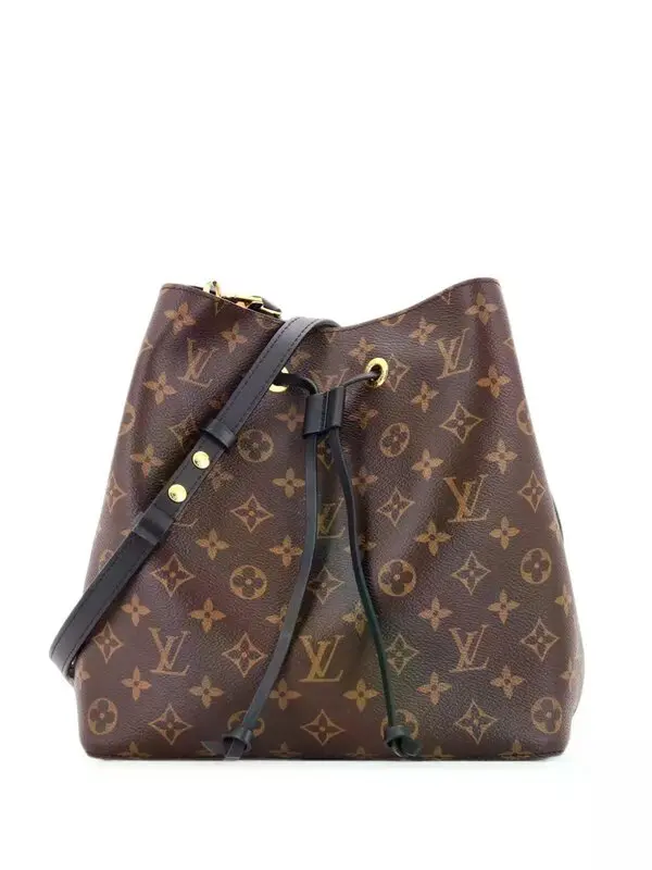 LOUIS VUITTON Monogram Canvas Neonoe Mm Bucket Bag - Brown