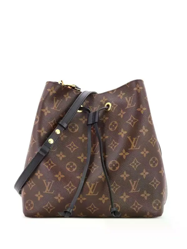 LOUIS VUITTON Monogram Canvas Neonoe Mm Bucket Bag - Brown