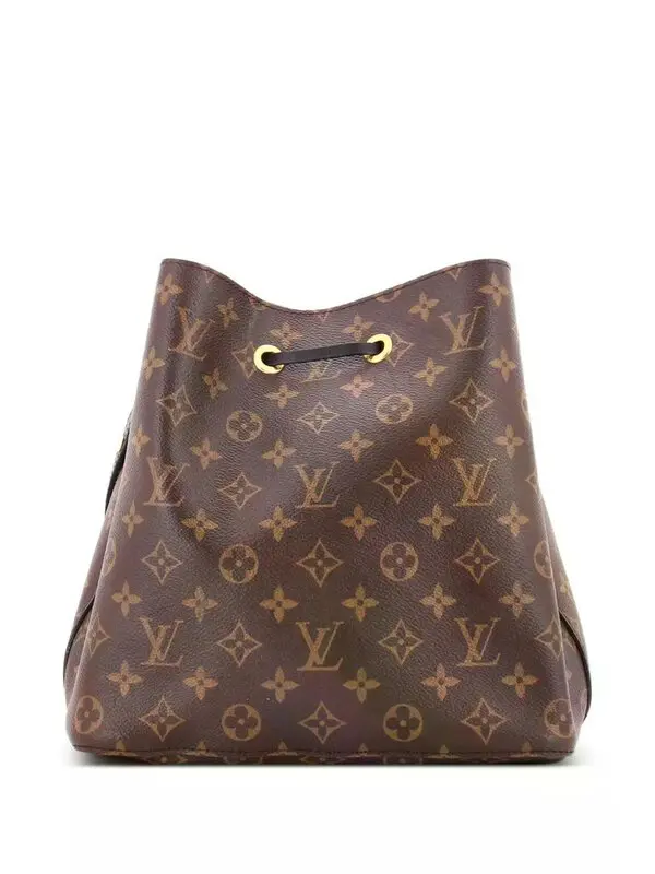 LOUIS VUITTON Monogram Canvas Neonoe Mm Bucket Bag - Brown