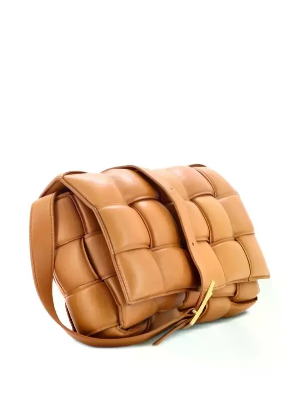 Bottega Veneta Cassette Padded Maxi Crossbody Bag - Brown
