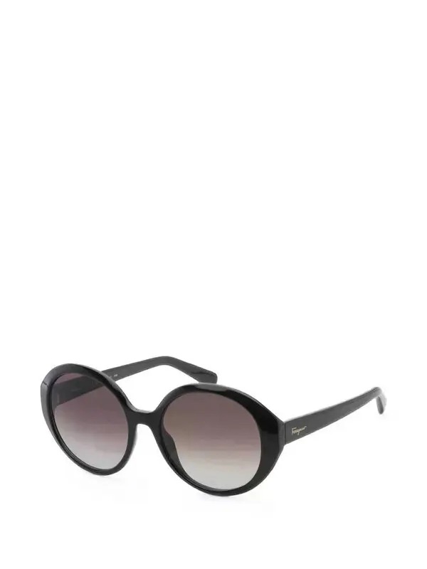 FERRAGAMO Round-frame Sunglasses - Black