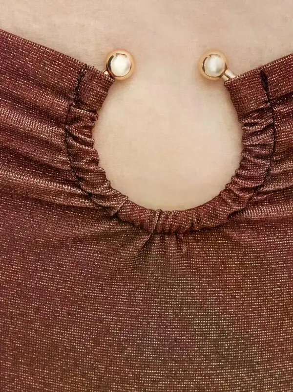 Guess Metallic-ring Bikini Bottoms