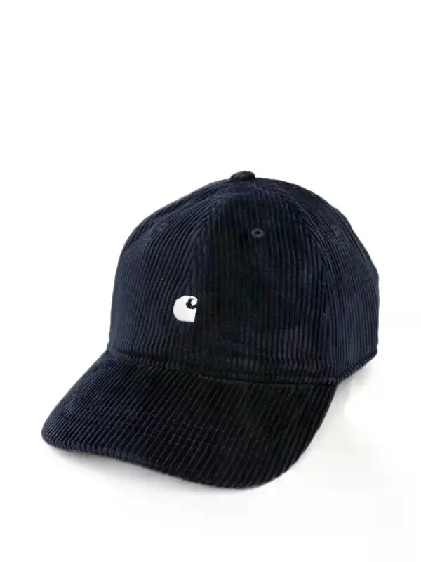 Carhartt Work In Progress Corduroy Logo-embroidered Cap - Blue
