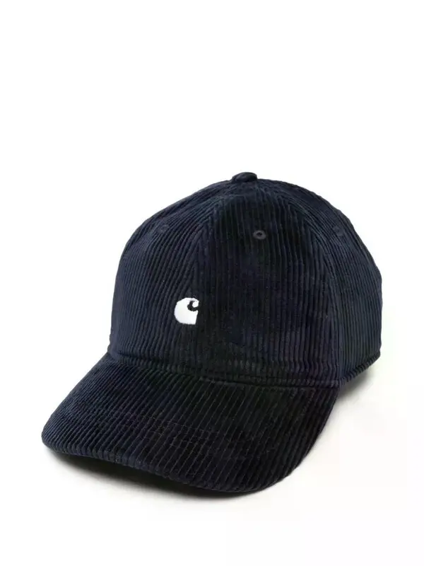 Carhartt Work In Progress Corduroy Logo-embroidered Cap - Blue