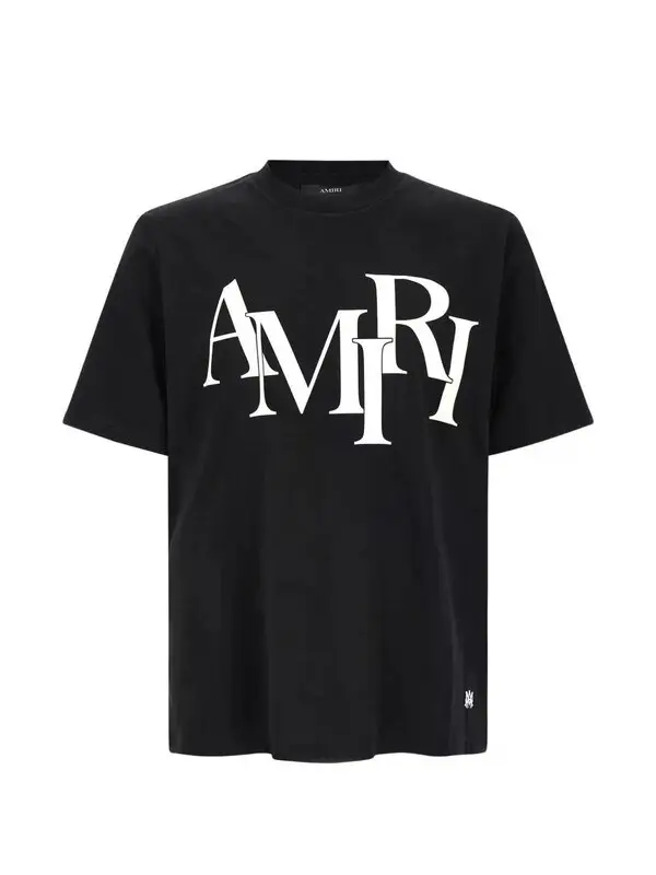 Amiri Staggered-logo T-shirt