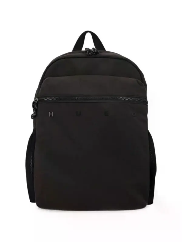 Hugo Logo-plaque Zip-fastening Backpack
