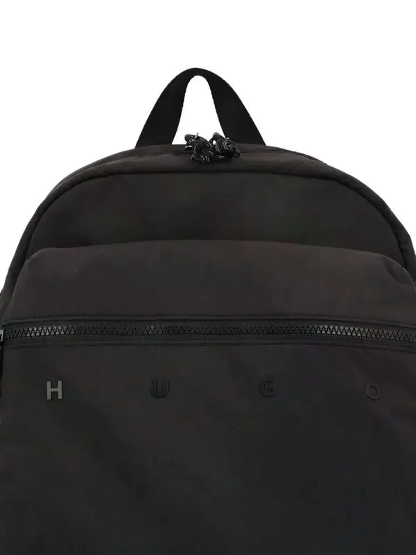 Hugo Logo Plaque Backpack