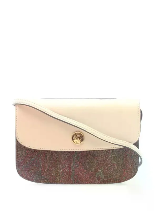 Etro 2010s Paisley Shoulder Bag - Neutrals
