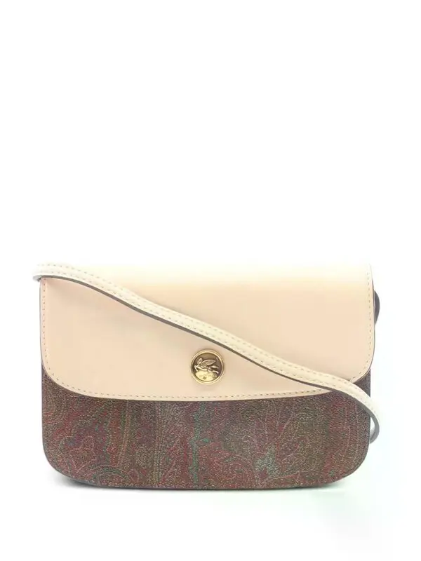 Etro Paisley Print Shoulder Bag - Neutrals