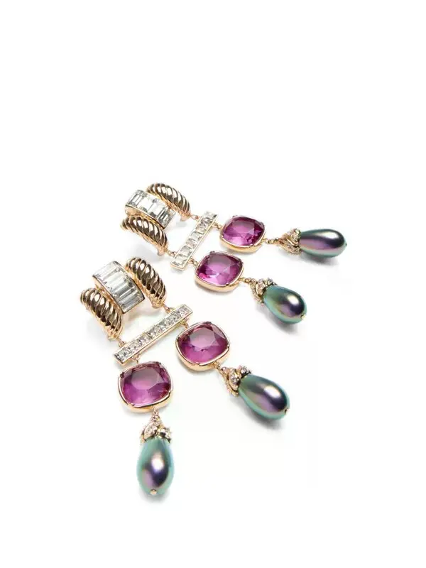 Valentino Garavani Hypergoutte Crystal-embellished Earrings