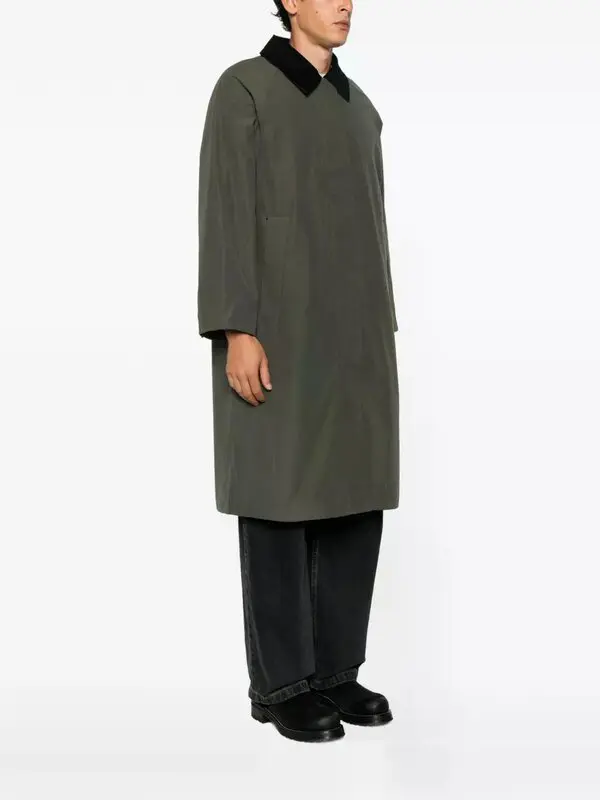 Tretorn Dawn Contrast-collar Storm-flap Coat