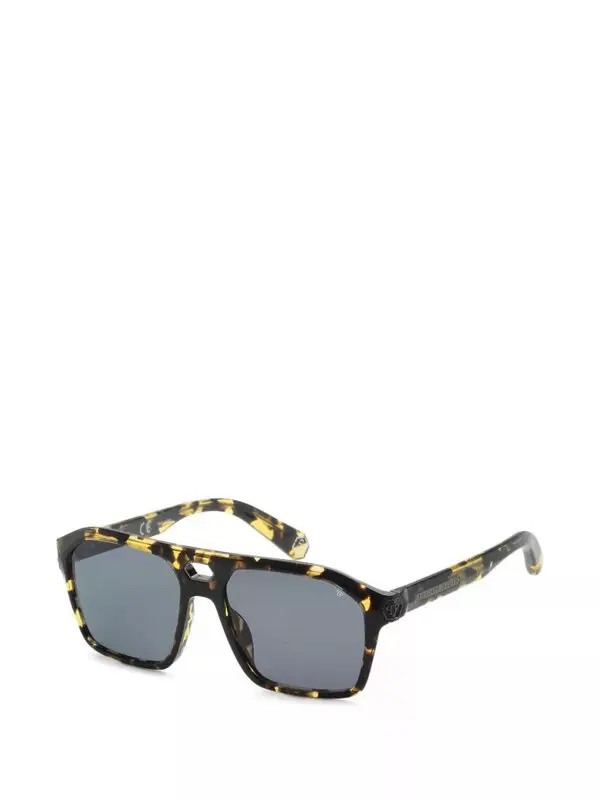 Philipp Plein Aviator Sunglasses - Brown