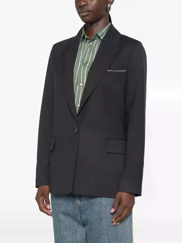 Peserico Single-breasted Tailored Blazer