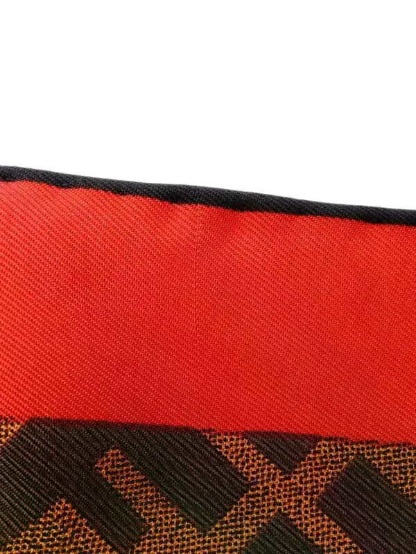 Fendi 2010s Zucca Leopard Scarf