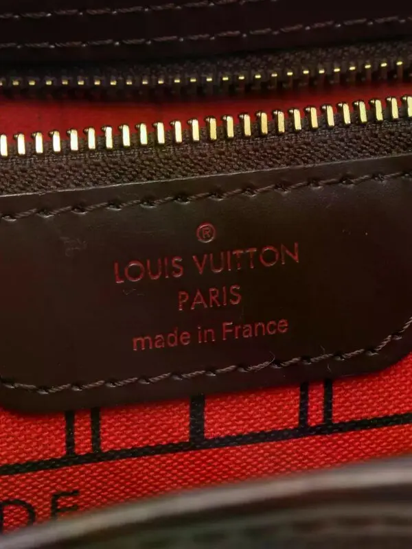 LOUIS VUITTON 2000-2010 Damier Ebene Neverfull Pm Tote Bag