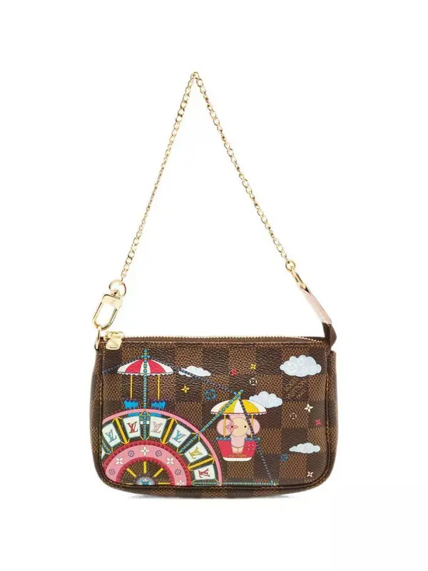 LOUIS VUITTON 2020 Mini Ferris Wheel Clutch Bag - Brown