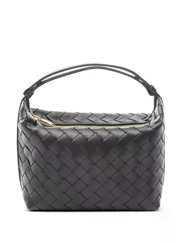 Bottega Veneta Mini Wallace Intrecciato Tote Bag - Black