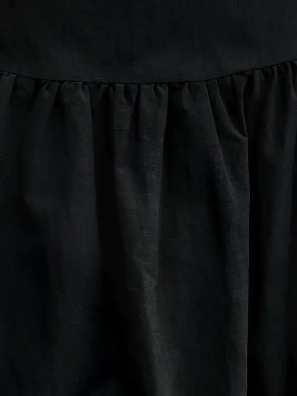 MORGAN Gathered Bubble-hem Mini Skirt