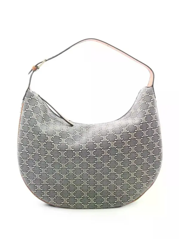 Celine 2020s Triomphe Lulu Shoulder Bag - Blue