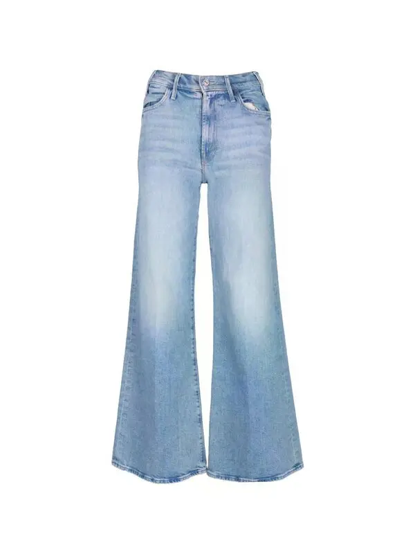 MOTHER The Lil Hustler Roller Sneak Jeans - Blue