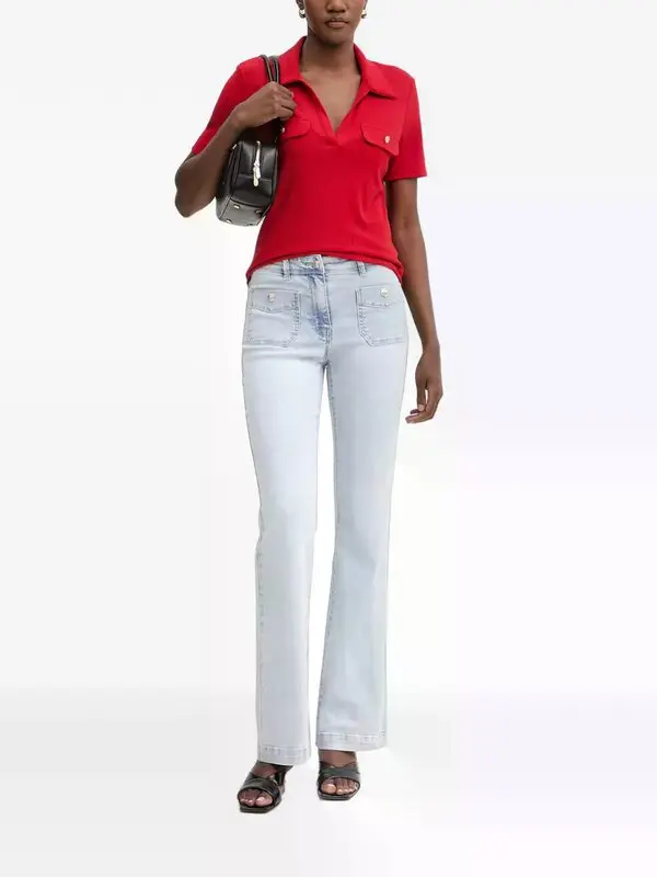 MORGAN Button-detail Flared Jeans