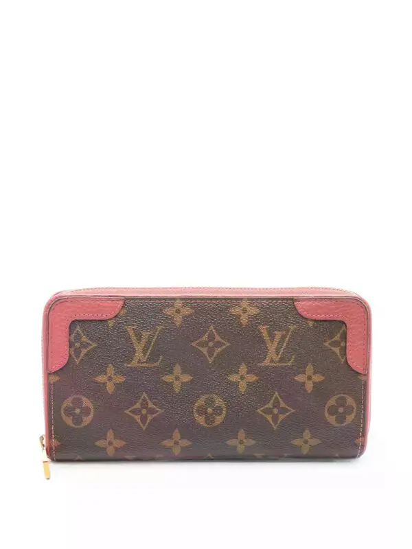 LOUIS VUITTON 2017 Monogram Retiro Zippy Wallet - Brown