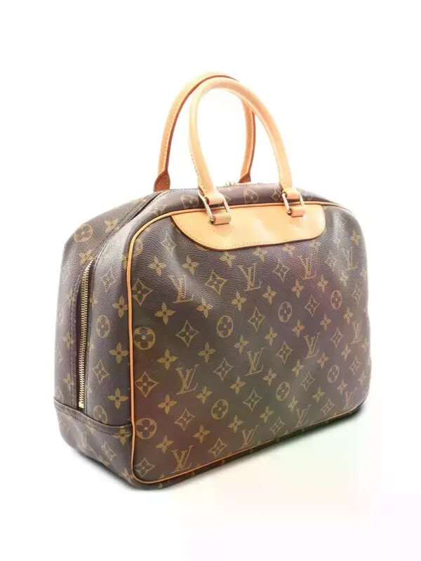 LOUIS VUITTON Monogram Deauville Tote Bag - Brown