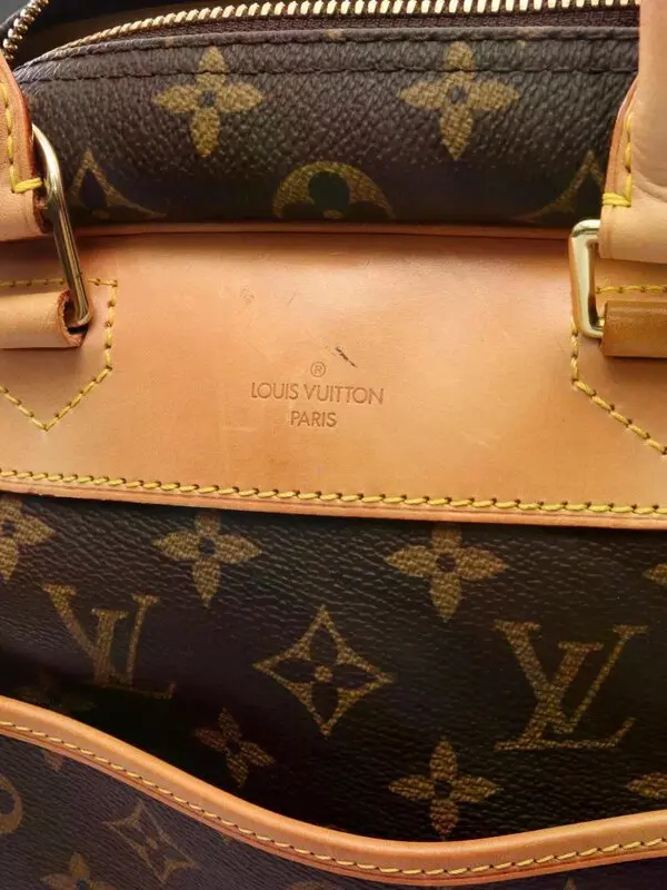 LOUIS VUITTON Monogram Deauville Tote Bag - Brown