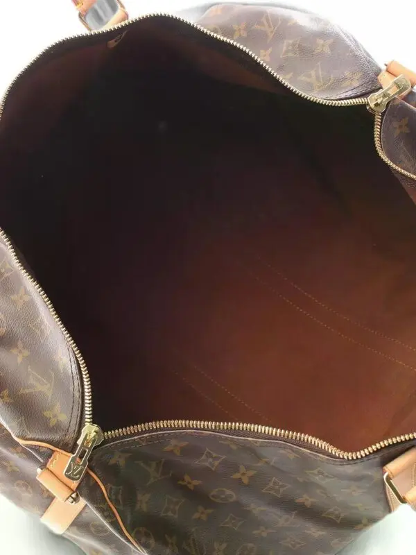 LOUIS VUITTON 1999 55 Monogram Keepall Bandouliere Boston Bag