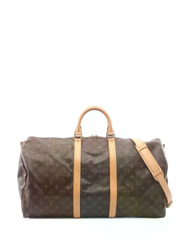 LOUIS VUITTON Monogram Boston Bag - Brown