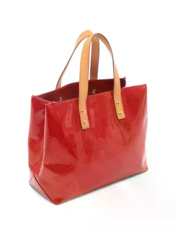 LOUIS VUITTON 2007 Pm Lead Monogram Vernis Tote Bag