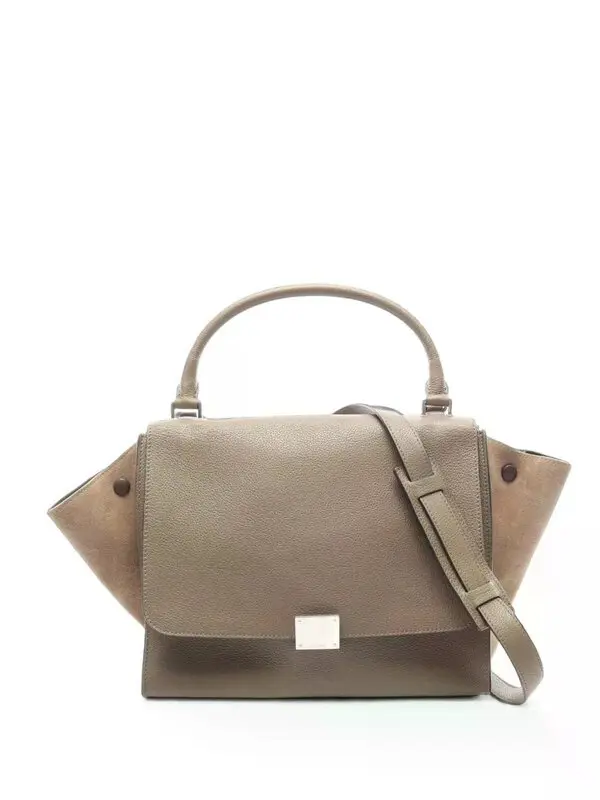 Celine 2000s Medium Trapeze Tote Bag - Neutrals