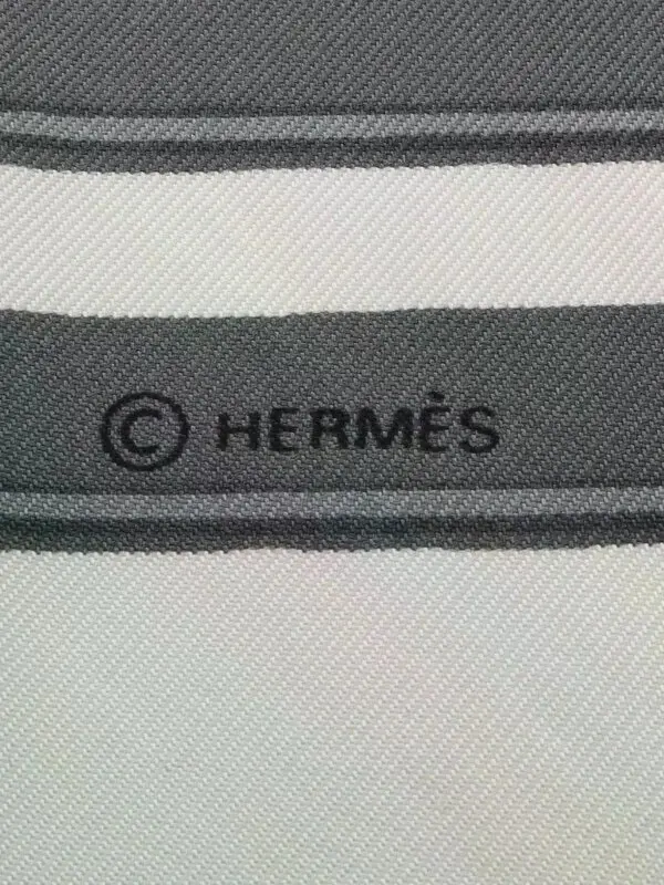 Hermès 2010s Brides De Gala Scarf - White