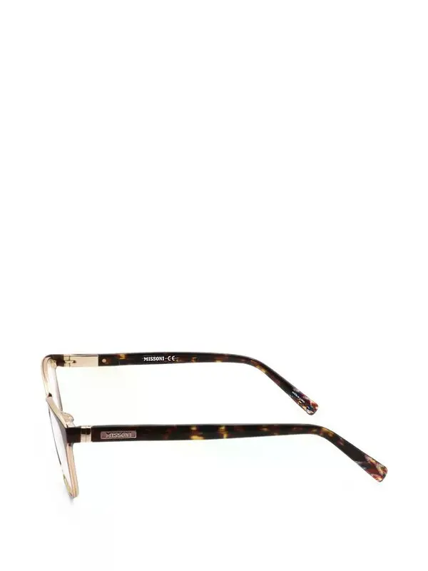 Missoni Tortoiseshell-effect Cat-eye Glasses